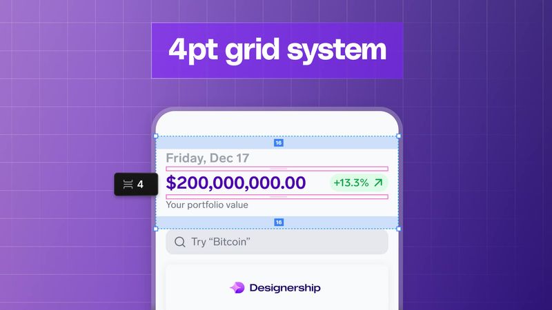 The 4-Point Grid System: Mastering Spacing in UI Design